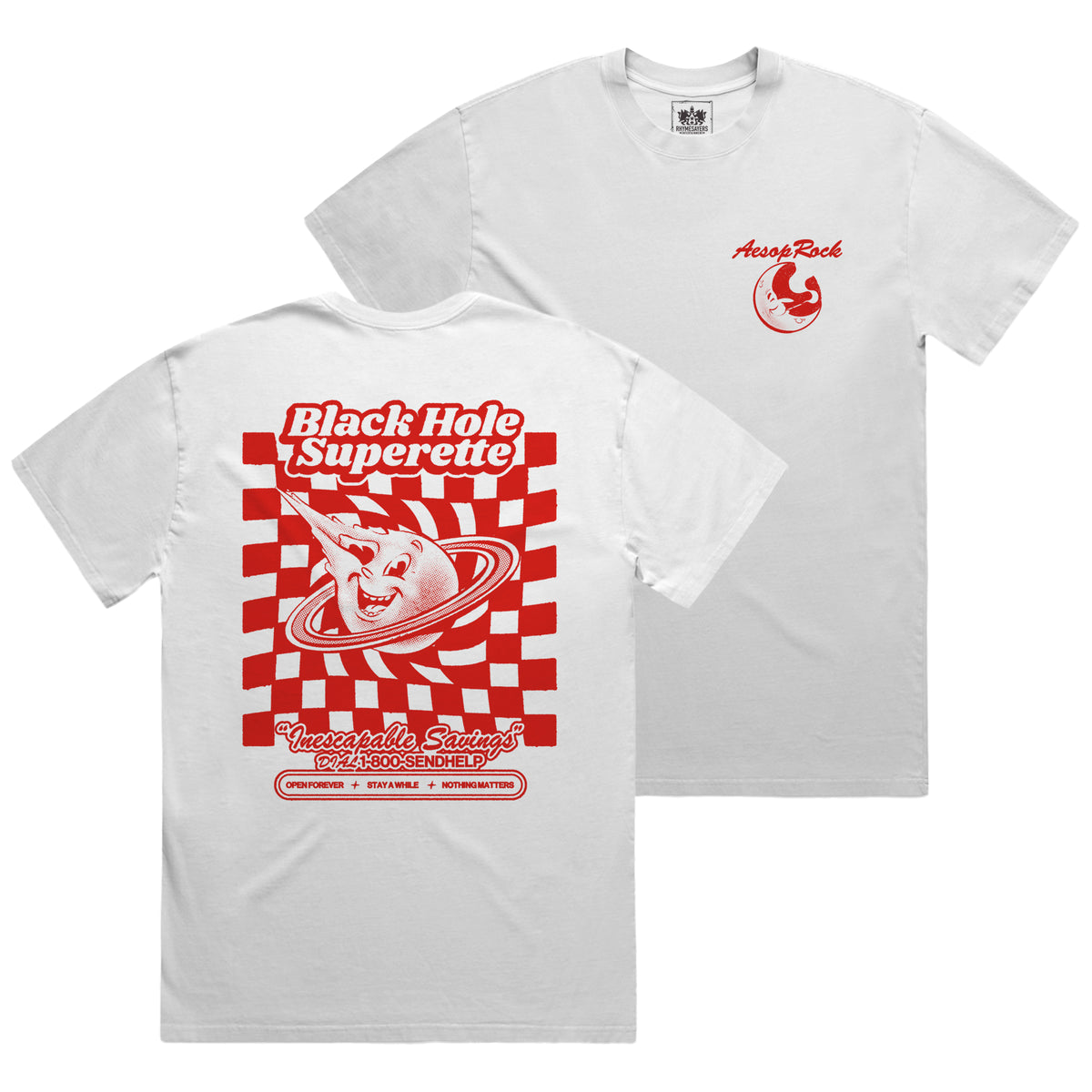 Checkers Shirt (White) – Aesop Rock