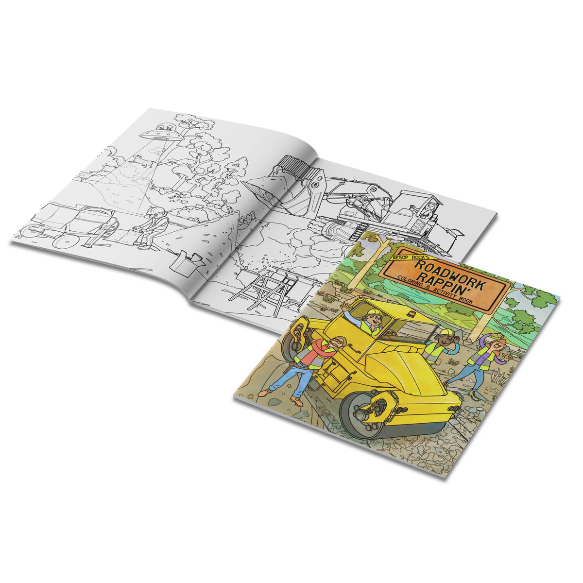 Roadwork Rappin' Coloring & Activity Book – Aesop Rock